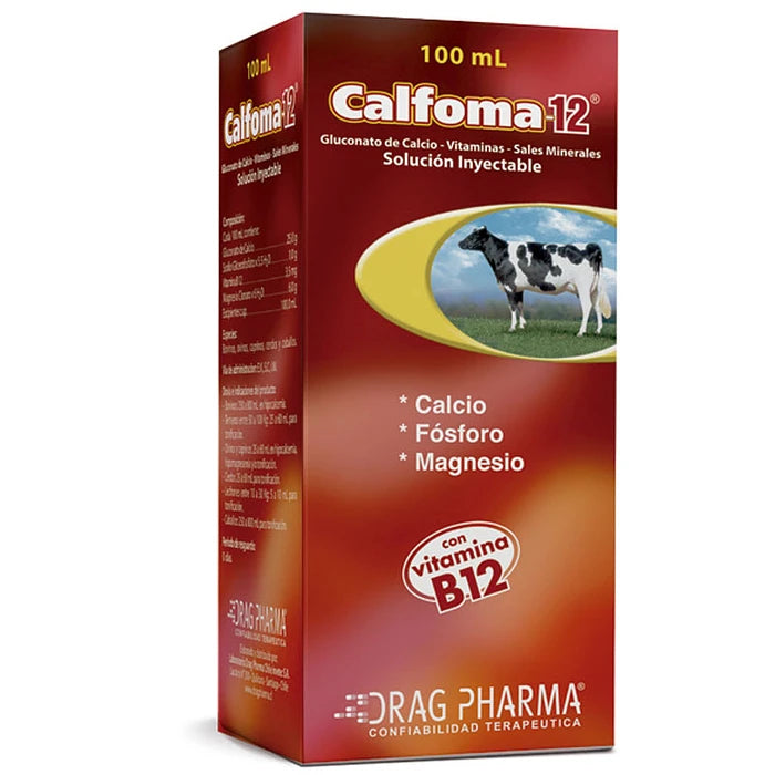 CALFOMA 12 100 ML - GLUCONATO DE CALCIO - VITAMINAS - SALES – Alimentos ...