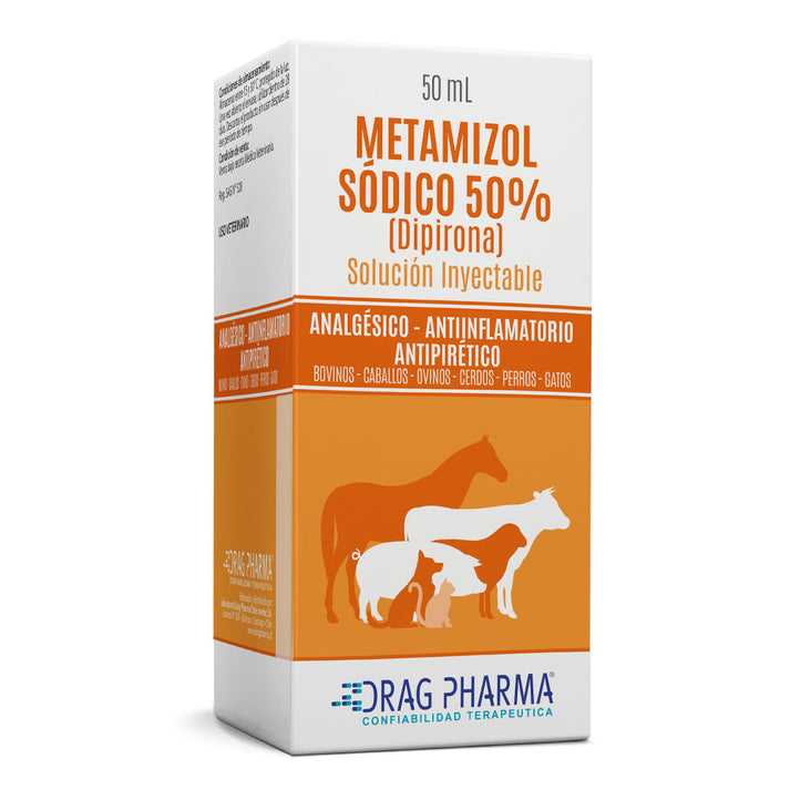 Metamizol Sódico 50% Inyectable. Analgésico, antiinflamatorio y antipi ...