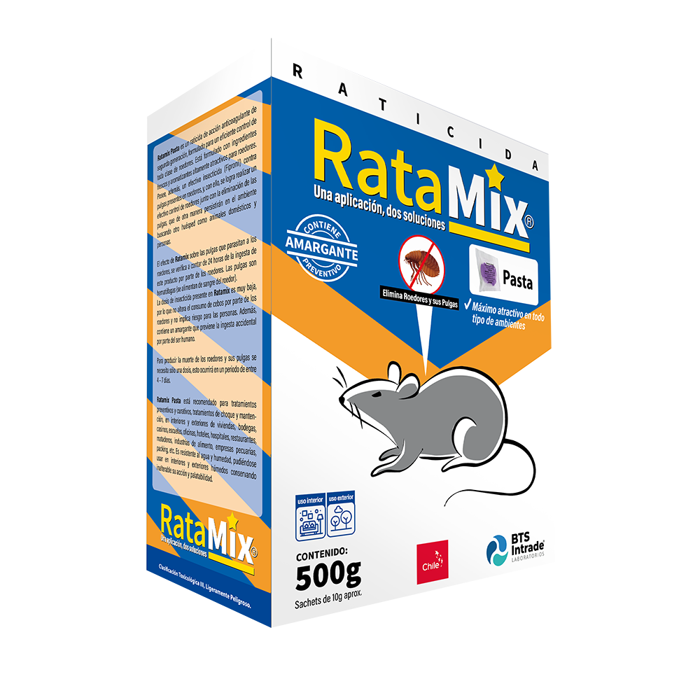 RATAMIX PASTA Rodenticidas 500 grs – Alimentos y Farmacia Astudillo
